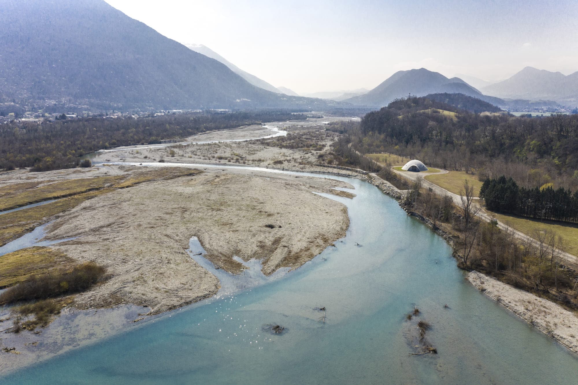 Environmental restoration of the river Drac / PAPI Drac - Artelia Group