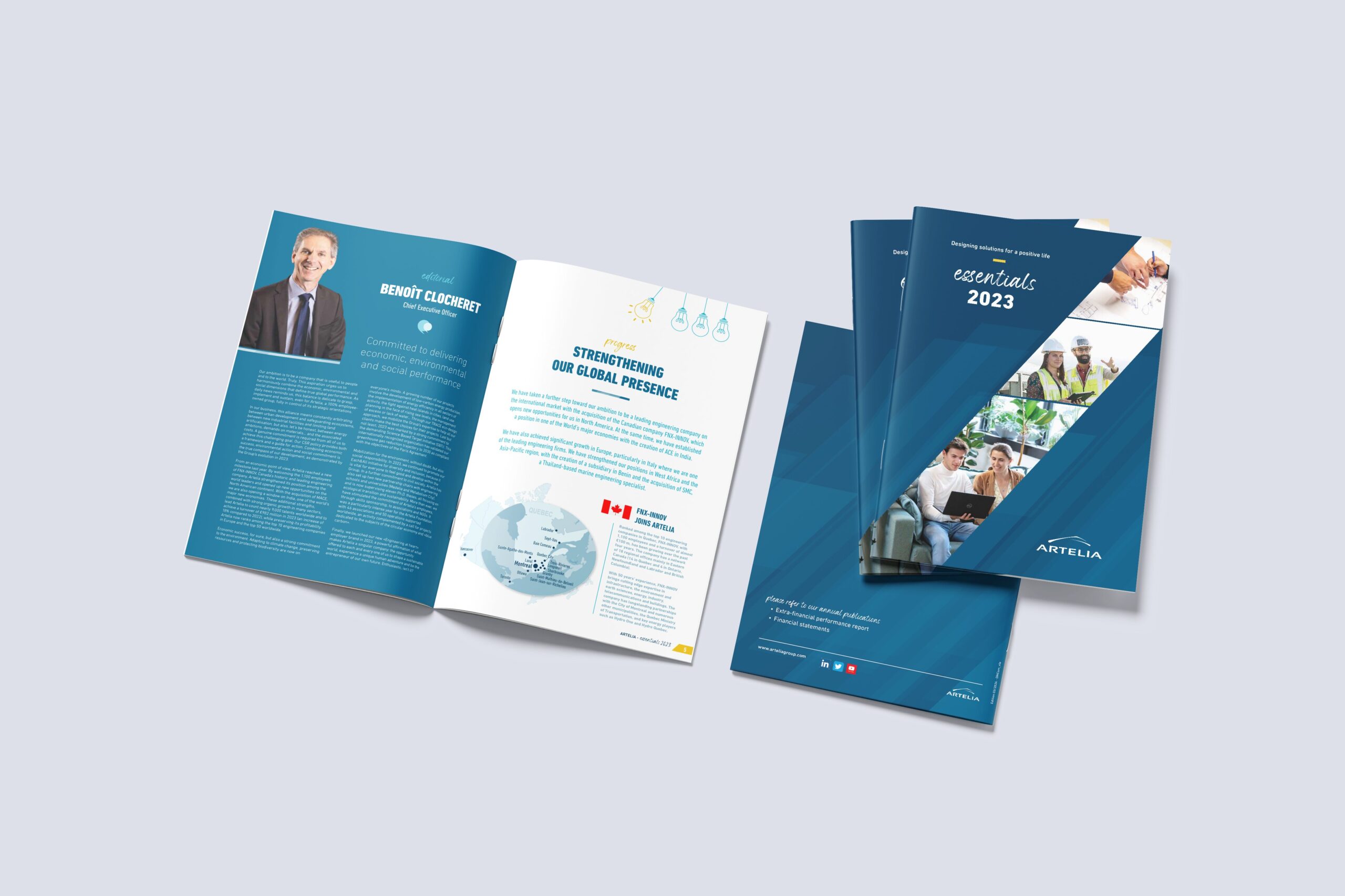 Artelia publishes the Essentials 2023 - Artelia Group